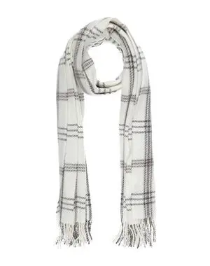 MOORER Scarf Cream Virgin Wool, Polyamide - White