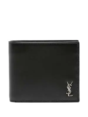 Saint Laurent "tiny Cassandre" Wallet - Black