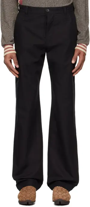 Kiko Kostadinov Zafar Cargo Pants In Black Sable - 18% Off