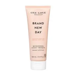 ONE LOVE ORGANICS Brand New Day Microderma Scrub + Masque 3.4 Fl Oz - One-color