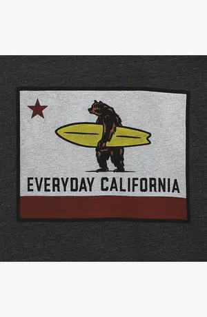 EVERYDAY CALIFORNIA La Hermosa Tee - Charcoal