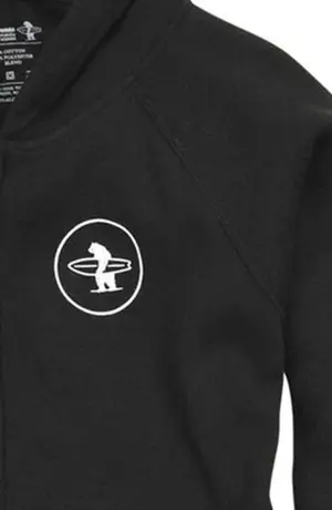 EVERYDAY CALIFORNIA Mini Zip-up Hoodie - Black