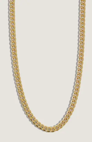 KINN Capri Curb Chain Necklace - Gold
