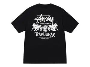 StÜssy Tough Gear International Tee Shirt - Black