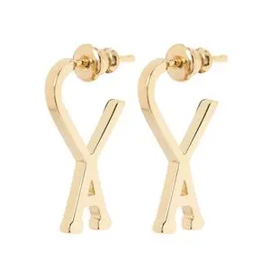 Ami De Coeur Small Hoop Earrings - Gold