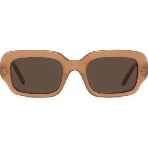 Loewe 51mm Rectangular Sunglasses - Dark Brown/ Other / Brown