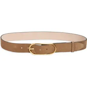 Rag & Bone Rounded Rebound Leather Belt - Camel
