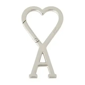 Ami De Coeur Hook Keyring - Vibrated Silver