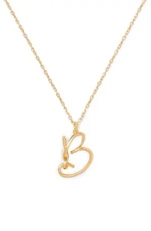 Kate Spade New York Kate Spade New York Initial Pendant Necklace Gold - B