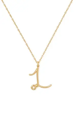 Kate Spade New York Kate Spade New York Initial Pendant Necklace Gold - L