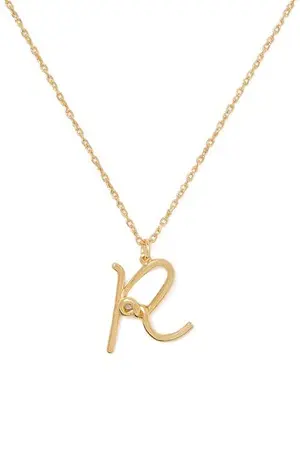 Kate Spade New York Kate Spade New York Initial Pendant Necklace Gold - R