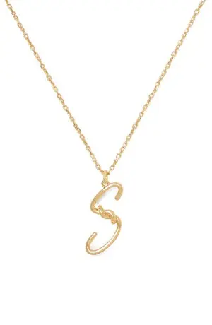 Kate Spade New York Kate Spade New York Initial Pendant Necklace Gold - S