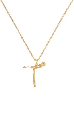 Kate Spade New York Kate Spade New York Initial Pendant Necklace Gold - T