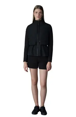 Mackage Priscilla 3-in-1 Hybrid Jacket With Down Vest - Black