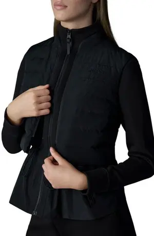 Mackage Priscilla 3-in-1 Hybrid Jacket With Down Vest - Black
