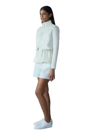 Mackage Priscilla 3-in-1 Hybrid Jacket With Down Vest - Cream