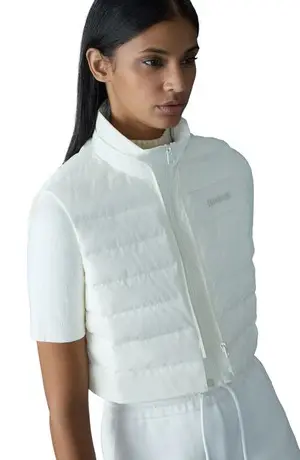 Mackage Priscilla 3-in-1 Hybrid Jacket With Down Vest - Cream