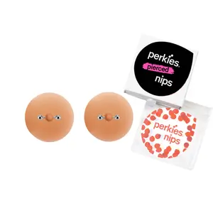 PERKIES Pierced Pierced Nips - Medium Nude