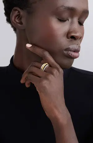 Lagos Caviar Lux Pavé Diamond Ring