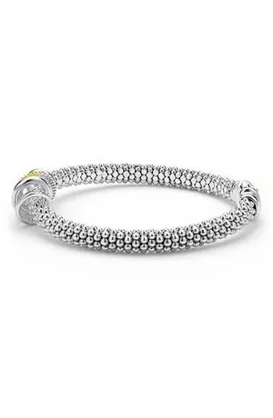 Lagos Caviar Lux Pavé Diamond Rope Bracelet