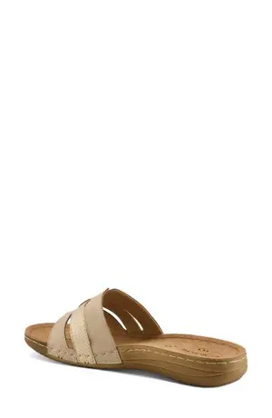 SPRING STEP SHOES Tethys Slide Sandal - Bone