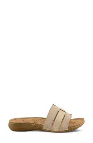SPRING STEP SHOES Tethys Slide Sandal - Bone