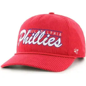 '47 Philadelphia Phillies Corduroy Hitch Adjustable Hat - Red