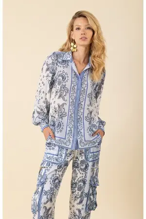 Hale Bob Long Sleeve Kaftans Tunics