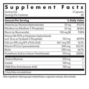 ALLERGY RESEARCH GROUP Super Vitamin B Complex 120 Capsules