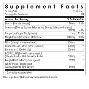 ALLERGY RESEARCH GROUP Inflamed 120 Capsules