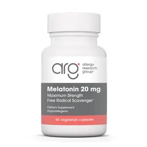 ALLERGY RESEARCH GROUP Melatonin 20mg 60 Capsules - One-color