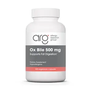 ALLERGY RESEARCH GROUP Ox Bile 500mg 100 Capsules - One-color