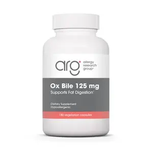 ALLERGY RESEARCH GROUP Ox Bile 125mg 180 Capsules - One-color