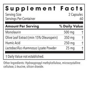 ALLERGY RESEARCH GROUP Humic-monolaurin Complex 120 Capsules
