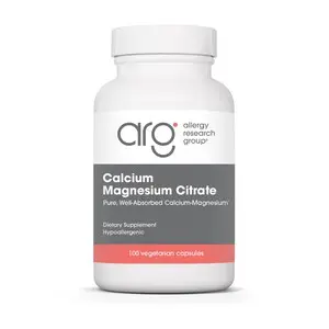 ALLERGY RESEARCH GROUP Calcium/magnesium Citrate 100 Capsules - One-color
