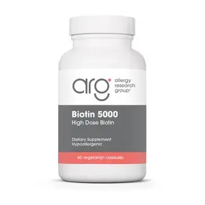 ALLERGY RESEARCH GROUP Biotin 5000 60 Capsules - One-color