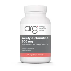 ALLERGY RESEARCH GROUP Acetyl L-carnitine 500mg 100 Capsules - One-color