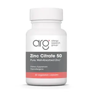 ALLERGY RESEARCH GROUP Zinc Citrate 50mg 60 Capsules - One-color