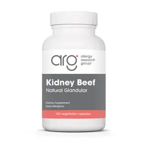 ALLERGY RESEARCH GROUP Kidney Beef Natural Glandular 100 Capsules - One-color
