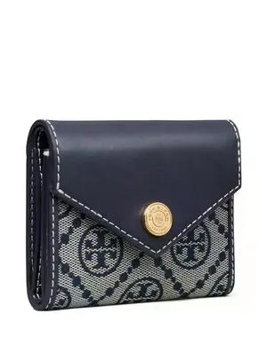 Tory Burch T-monogram Envelope Wallet - Blue