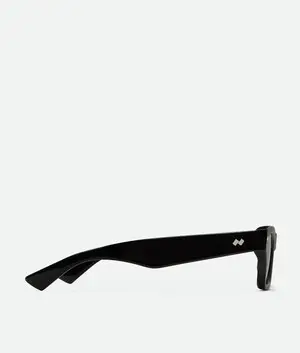 Bottega Veneta Square Sunglasses - Black/grey