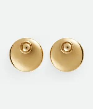 BOTTEGA  VENETA Large Concave Earrings