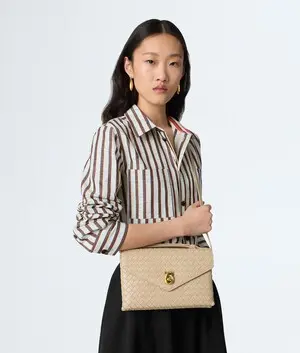 Bottega Veneta Knot Lock - Ecru