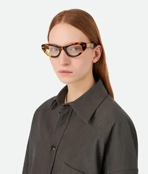 Bottega Veneta Cat Eye Eyeglasses