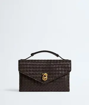 Bottega Veneta Intrecciato Leather Knot Lock Cross-body Bag - Fondant