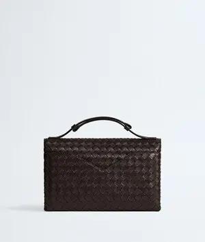 Bottega Veneta Intrecciato Leather Knot Lock Cross-body Bag - Fondant