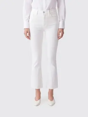 MOTHER Straight Leg Jeans With Raw Edge Hem