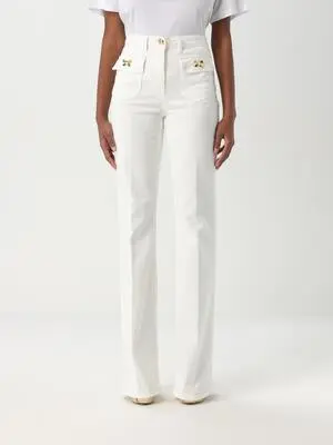 Elisabetta Franchi White Jeans