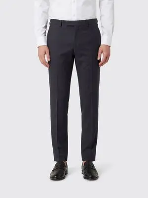 PT TORINO Stretch Virgin Wool Tailored Trousers - Black