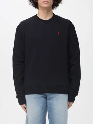 AMI Paris Embroidered Sweatshirt - Black